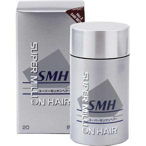 【ヘアケア＆ボディソープ】商品名スーパーミリオンダークブラウン(20g)内容量 20g 商品詳細 ●わずか10秒で簡単に毛をカバーし、スタイリッシュにセットできます。 ●周りの人も分からないほど自然な仕上がりでボリュームアップします。 ●広...