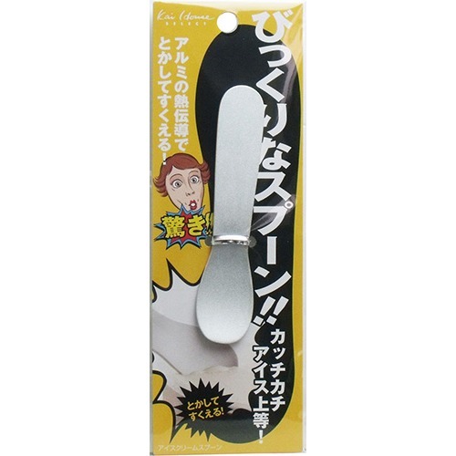 商品名 手の熱で溶かしてすくうアイスクリームスプーン FA5152 1コ入 商品詳細 1コ入60*5*180※カッチカチアイス上等！びっくりなスプーン 商品説明 ●ステンレスの約12倍の熱伝導効率を持つアルミニウム素材●冷凍庫から出したての...