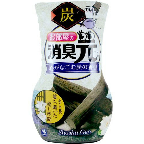 商品説明「お部屋の消臭元 炭の香り 400mL」は、香りが長持ちする、大容量400mlサイズの芳香消臭剤です。大容量なので、効果が長持ちします。大きなろ紙で、お部屋のイヤなニオイもしっかり消臭します。また、ろ紙に活性炭が入り、消臭効果をアッ...
