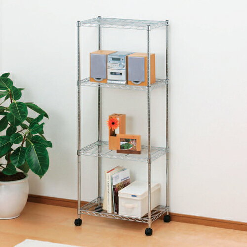 ※こちらの商品はお取り寄せ商品のため、初期不良以外の返品・交換は承れませんので、あらかじめご了承ください。組み立てが簡単！棚の高さを自由に変えることができます。移動に便利なキャスターtです。ポールが直径19mmと、メタルミニと同じ太さですの...