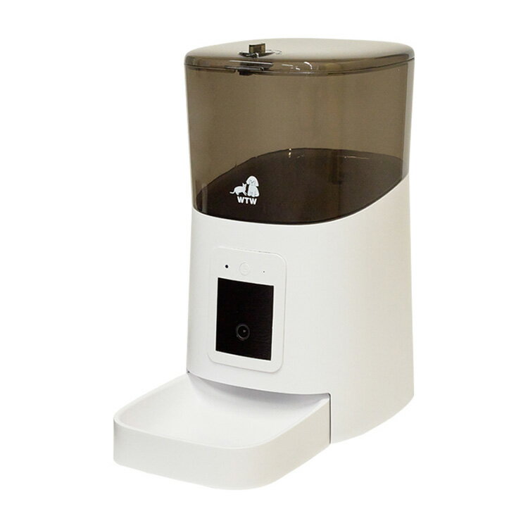 【Wi-Fiカメラ搭載ペット給餌器　】　　　　　　　　　　　　　　　　　　　　　　　　・スマートフォンで設定、遠隔監視、遠隔操作・200万画素・赤外線LED搭載で夜間でも監視が可能・スピーカー/マイク内蔵で音声記録可能・最大128GB Mi...