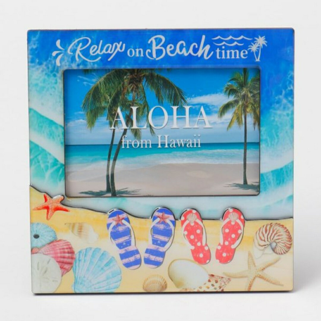 【ビーチサンダル フォトフレーム】 ハワイ フォトフレーム 写真立て サーフ ハワイアン雑貨 フォトフレーム 写真立て HAWAII ビーチサンダル サーフ インテリア ハワイ ハワイアン雑貨 インテリア雑貨 かっこいい かわいい おしゃれ...