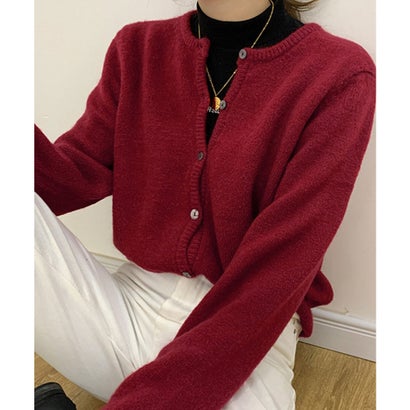 レディース カーディガン＼カラバリ豊富な／カーディガンCARDIGAN-シンプルカーディガン-10 colors 洗える冬にたくさん着たくなるカーディガンFIND YOUR FAVOTIRE!-シンプルカーディガン-SIMPLE IS BE...
