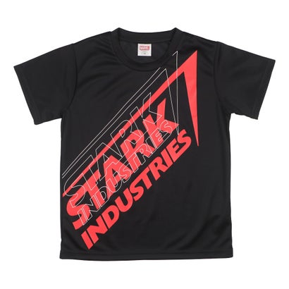接触冷感Tシャツ。ロックテイストがかっこ良いマーベルのプリントTシャツです。接触冷感、吸水速乾、UVカット機能の生地を使用している為、夏に最適な1枚です。■生産国: 中国■素材: ポリエステル100%■サイズ:100cm:対象胸囲/ 49-...