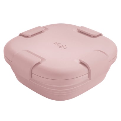 雑誌掲載月刊 経理ウーマン 9月号　掲載品アイテム【デザイン】●折りたためるランチボックス『stojo』BOX 24oz 700mlです。●食べ終わったら折りたたんでコンパクトにできます。●お手入れ簡単で衛生的です。●電子レンジに対応してい...