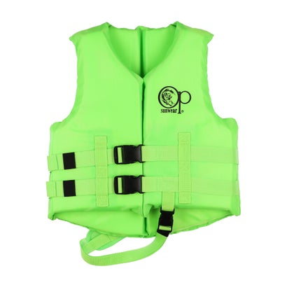 お子様向けの水辺アクティビティ用フローティングベスト。ダブルバックルと股ベルトでしっかり体をホールド。軽量素材で動きやすく安全性と快適性を両立。M : 【重さ】420g / 【着丈】44cm / 【肩幅】29cm / 【胸囲】75cm別カラ...