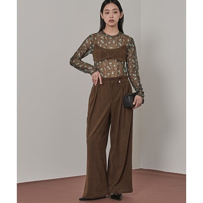 ・シーズンムードを高めてくれるコーデュロイ素材のセットアップ・単体使いもしやすいデザインで、コーディネートの幅が広がります・デイリーにもお出かけにも、気負わず着られる万能アイテム◎【製品寸法】◆トップス【S】着丈:28、バスト:71-96【...