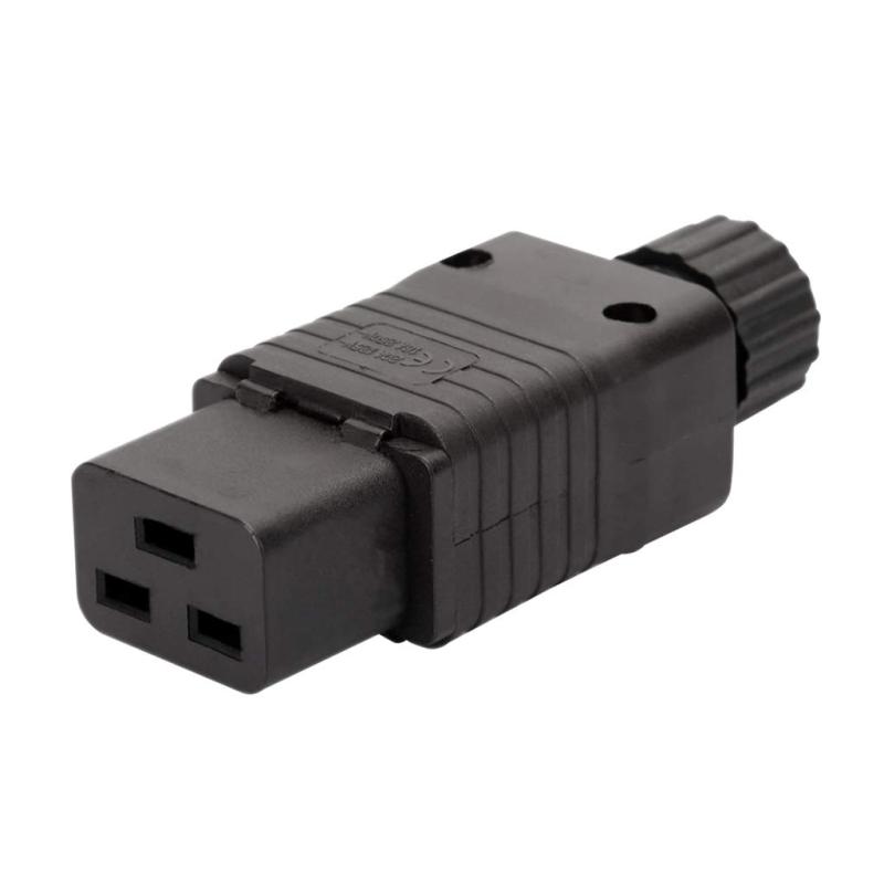Homyl IEC 320 C19 ACソケットC19メスソケットIEC C19プラグ16AプラグソケットCE / REHおよびROHSに準拠真新しく高品質。ケーブル全体の直径は最大11 mm保護安全シャッター付き、優れた難燃性、優れた放熱...