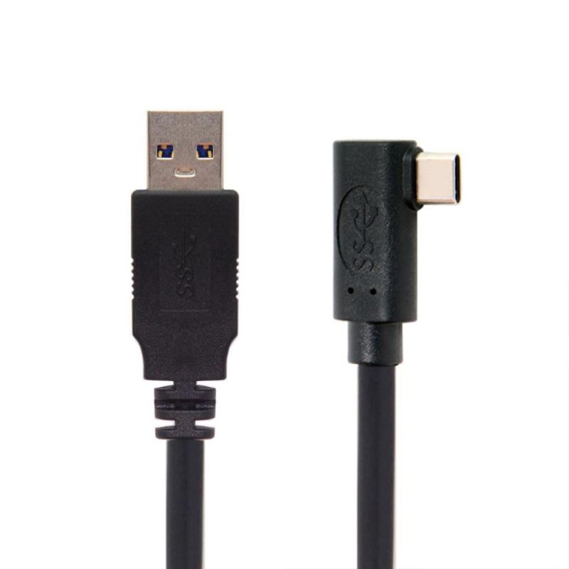 Cablecc - Link VR対応 USB 3.1 Type-C 左/右アングルタイプ - 標準USB3.0データケーブル UC-135リスト。 (3.0m)1) USB3.1 最大5Gbpsデータ転送速度： Type-A - Type...