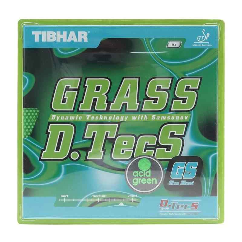ティバー（TIBHAR） 卓球ラバー グラスD.TecS GS BT018-GS-GRN （グリーン/4S/Men's、Lady's、Jr）