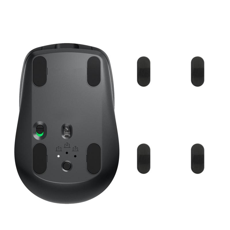 kwmobile マウスフィート Logitech MX Anywhere 3対応 マウスソール - 交換用 ステッカー 滑り強化 黒色ぴったり: Logitech MX Anywhere 3対応滑らかなマウス移動: 古くなったワイヤレスマ...
