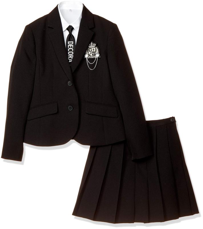 ALICE MAGIC [ALICE MAGIC]卒業式 小学生 女の子子供服 ブラックフォーマル 5点セット 150 160 165cmガールズSIZE:140 ジャケット(肩幅:34.5cm 袖丈:53cm 身幅:39.5cm 着丈:4...