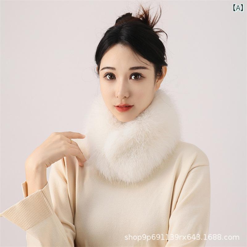 毛皮の マフラーを まねて キツネの 毛の 襟の りの キツネの 毛の 両面の 毛を まねます。対象性別: レデイース供給カテゴリー: スポット材料: 毛皮適した季節: 冬: マン・ランフー色: 白いショートスカーフ,黒のショートスカーフ,...