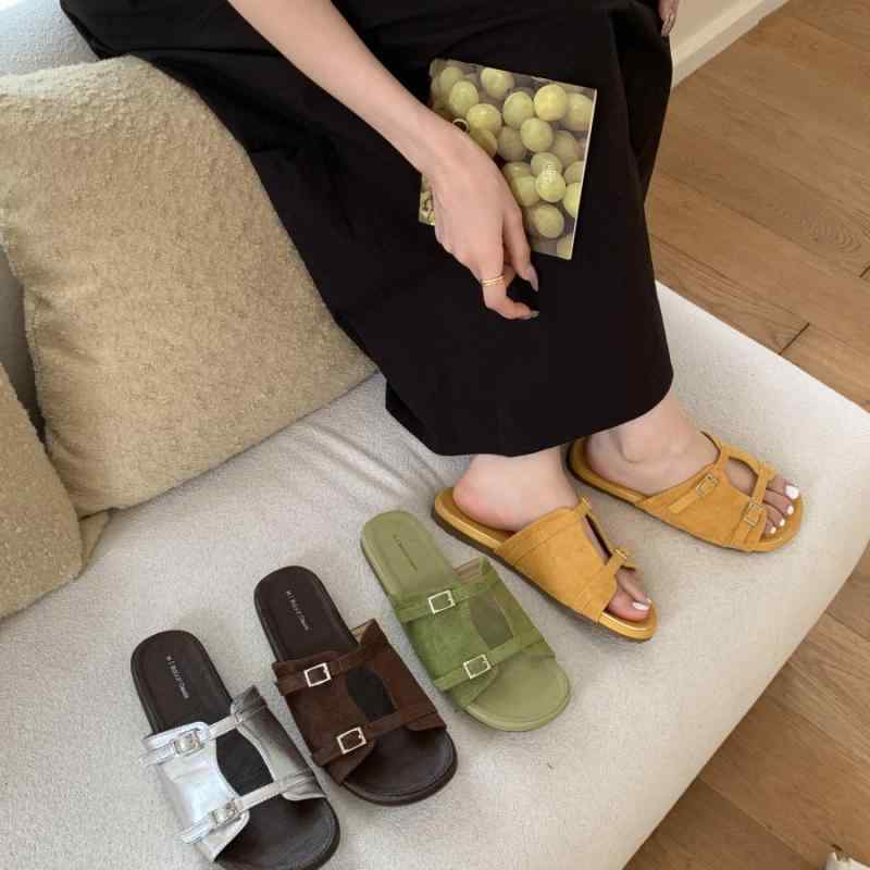 レディース サンダル ブロカン ミュール ソフトソール 夏 ビーチ 防滑 軽量 吸湿速乾 普段使い・カテゴリ: 靴・適用年齢: 成人・スタイル: カジュアル・靴上素材: プラスチック・靴底素材: ゴム・・内側素材: PU・適用シーン: カジ...