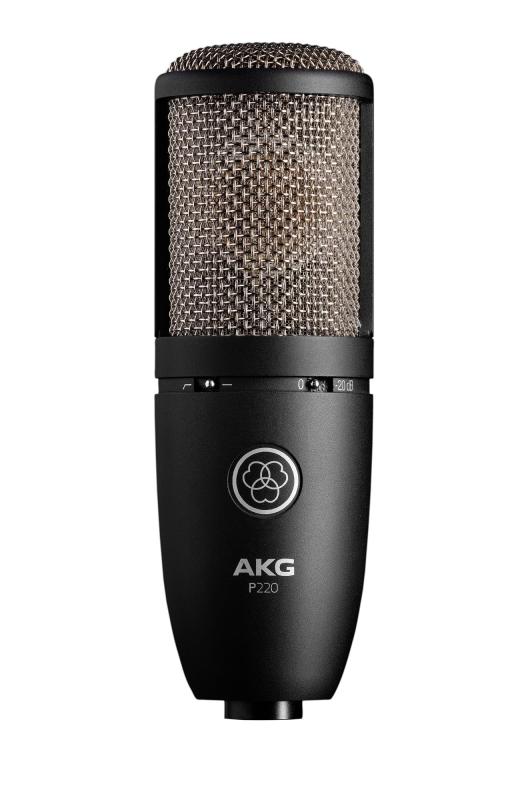 AKG (アーカーゲー) P220 Project Studio Line 【 ボーカル/ピアノ/管楽器のレコーディングに最適 丈夫なオールメタルボディ 堅牢なデザイン ローカットフィルター パッド装備 カーディオイド 】 [✅【高品位のサ...