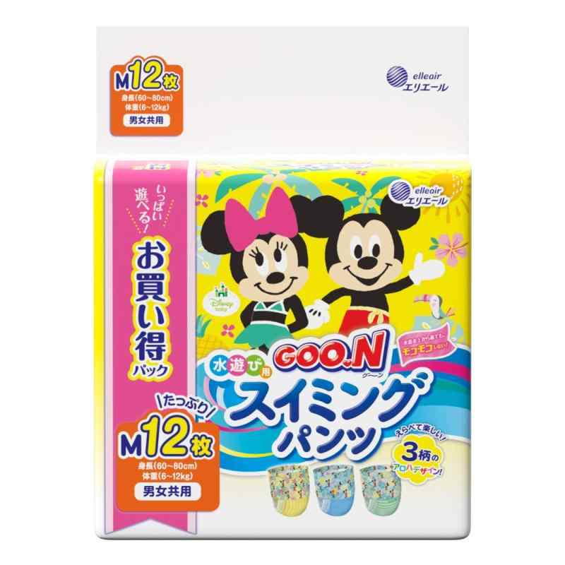 【パンツ Mサイズ】グーンスイミングパンツ 12枚 男女共用商品サイズ (幅×奥行×高さ) :16.8cm×14.5cm×17cm内容量:12枚