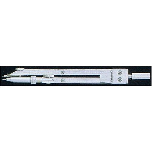 ドラパス 独式差替シャープコンパス 中コンパス 0.3mm シャープ付 02093ドラパス独式シャープコンパス中全長：118mm製図半径：95mm通常の鉛筆部がシャープペンシルとなっていますので、芯を研ぐ必要が無くスピーディに製図できます。...