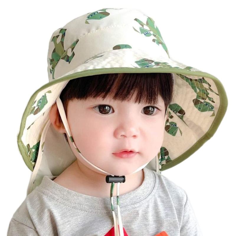 [Umeloeo] ベビー用ハット ベビー 帽子 日除け 可愛い ベビー ハット 女の子 男の子 日よけ帽子 UVカット 紫外線対策 日焼け防止 サンハット 調節紐付き UPF50+ つば広 通園 通学 アウトドア スポ【ベビー用ハット】子...
