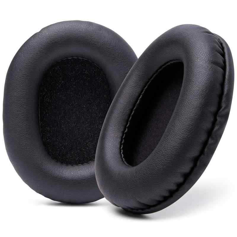 WC Wicked Cushions Sony MDR 7506 用交換用イヤーパッド |より柔らかいレザー、贅沢な低反発フォーム、比類のない耐久性 | MDR 7506 / MDR V6 / MDR CD900ST (ブラック)簡単な取り...