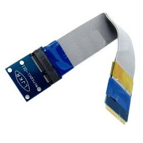Cablecc フレキシブル ミニ PCI Express PCI-e ミニカードエクステンダー 52ピン オス-メス 延長FFCケーブルMini PCI-Eエクステンダーは、実証された設計技術によってエクステンダーの信号劣化を最小限に抑え...
