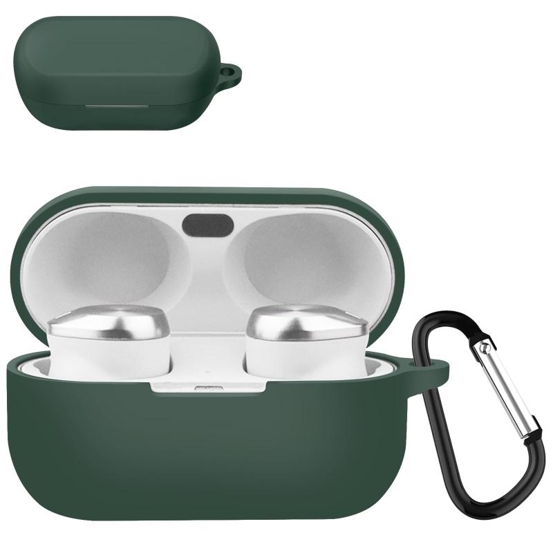 KANOYO パナソニック(Panasonic) Technics EAH-AZ80 ケース カバー technics EAH-AZ80 ケースシリコン ケース 保護カバー 落下防止 キズ防止 耐衝撃 軽量 装着充電可能 防水防塵 カラビナ付き