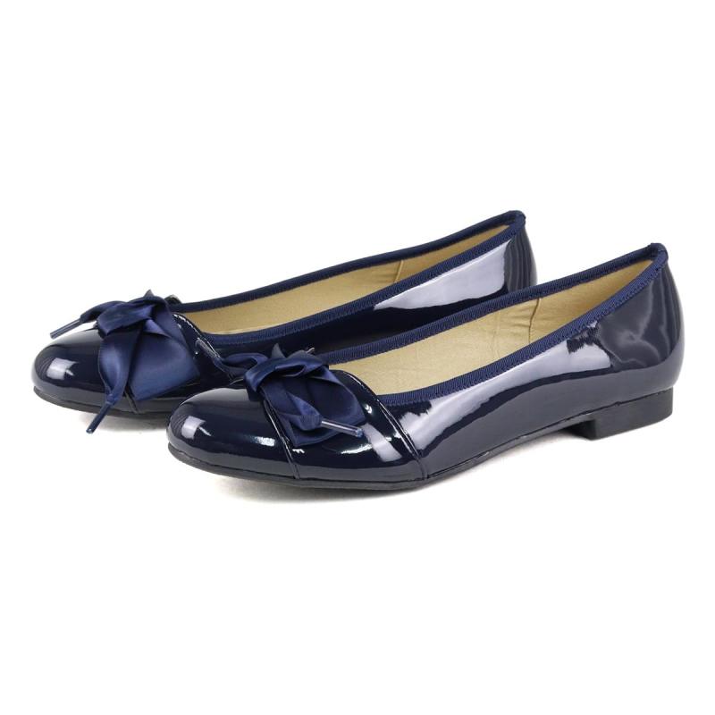 [リバティー ドール] ラウンドトゥフラットリボンバレエパンプス/5455 5455 レディースプラットフォームの高さ:1cm