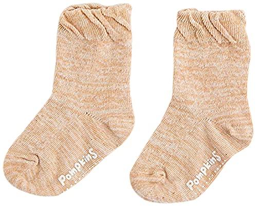 Y-1314 pompkins BABY オーガニックコットン100％ 透かし柄ソックス XS(9～11cm) SS(11～13cm) 日本製オーガニックコットン100％ 日本製 Made in JAPAN