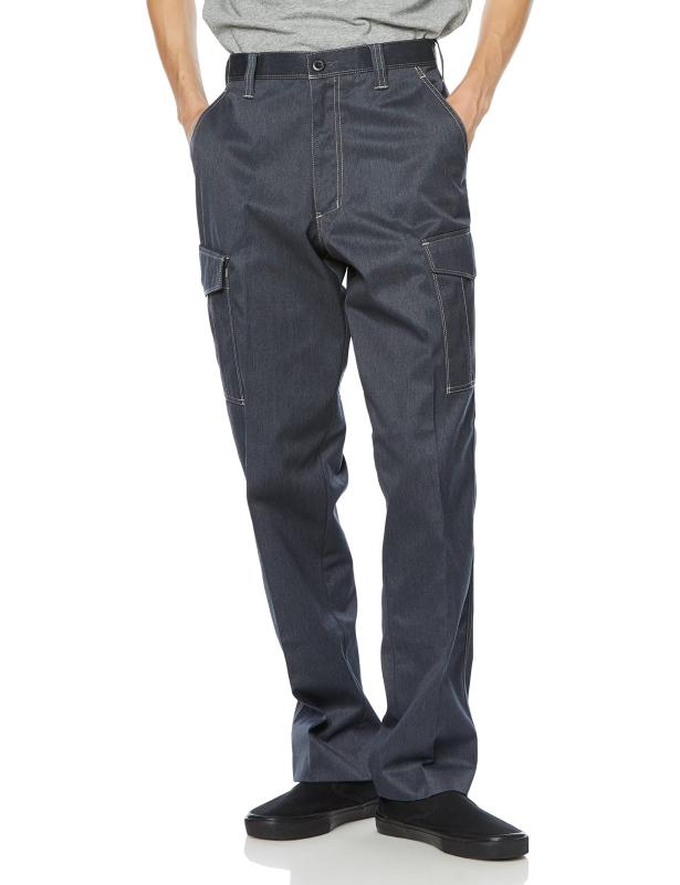 [CO-COS] 作業用パンツ カーゴパンツ SIDE FIELDマルチ＆スルポケットカラビナループ付