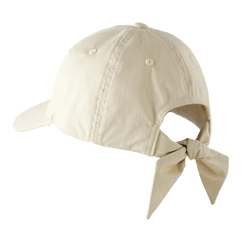 [EMOKA] リボン キャップ キッズ フリー 子供 大人キッズサイズ 頭囲：51 ~ 54cm　（年齢目安：2~6歳）フリーサイズ 頭囲：55 ~ 58cm　（年齢目安：10歳 ~ 大人）リボンを絞ってサイズ調整ができますので、幅広い年...