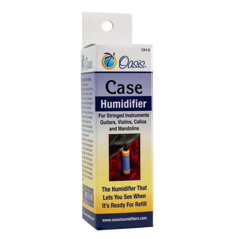 Oasis オアシス ケースヒューミディファイアー(加湿器) Case Humidifier OH-6Humigel高水性結晶粉末により水分がジェル化。ゆっくりと時間をかけて水分を発散します。ジェル状なので、水分がこぼれて楽器にかかる心配が...