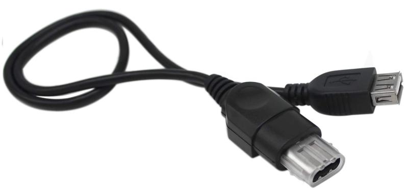 OSTENT ケーブルコード PCコンピューター メスUSB-Xboxコンバーターアダプター ケーブルコード Microsoft旧世代Xboxコンソール用USBハードウェアをMicrosoftXboxに接続します。XboxでPCキーボードま...