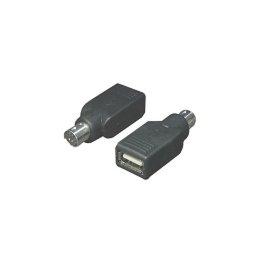 変換名人 USB → PS2(マウスA) 変換アダプタ USB-PS2MA端子 : USB A(メス) → PS2(オス)マウス専用