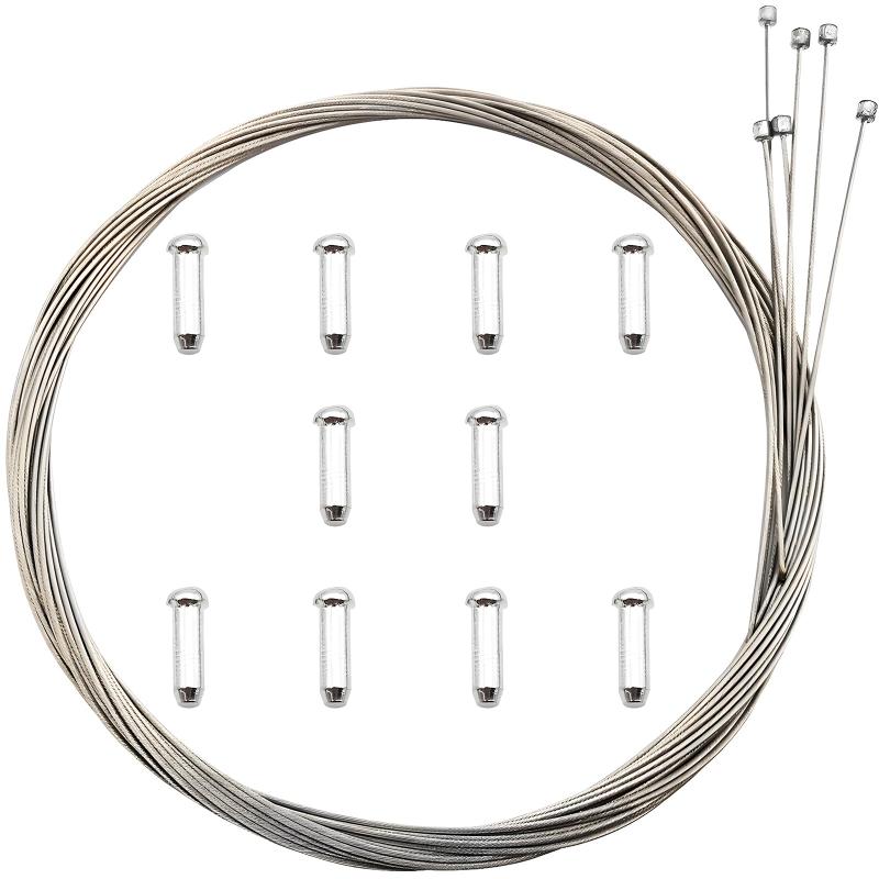 自転車 ブレーキ用インナーケーブル, CTRICALVER ブレーキケーブル,ブレキーライン シルバー ステンレス製 耐久 マウンテンバイク用自転車パーツ