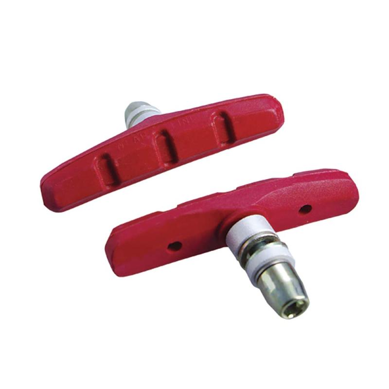 ALLIGATOR(アリゲーター) Vブレーキ用ブレーキシュー ナット付 VB-620 RED BR-ALLI-OT001