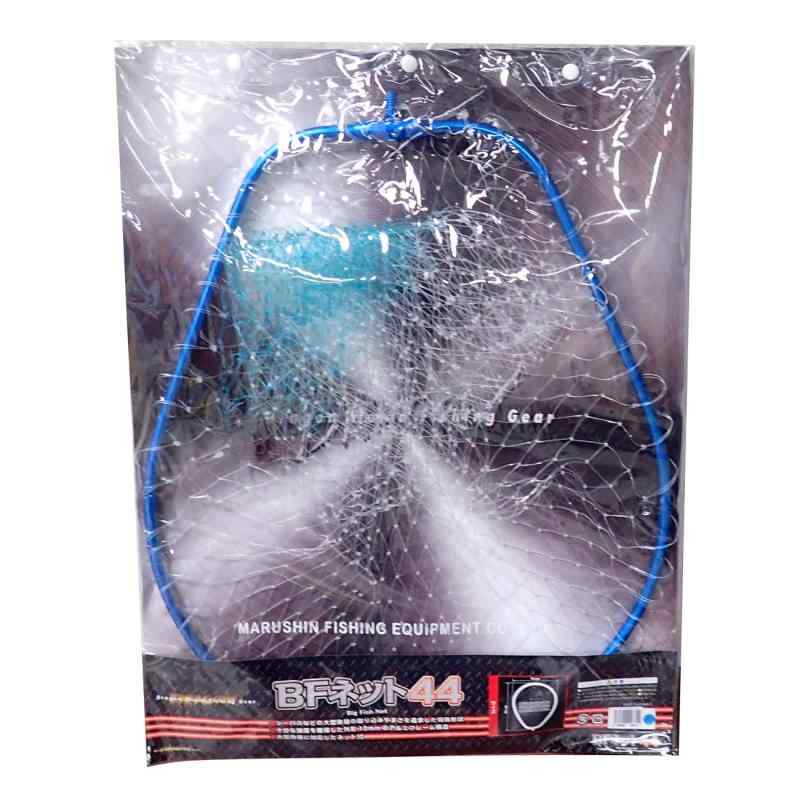 MARUSHINGYOGU(マルシン漁具) ランディングネット BFネット(Big Fish Net) 44 ブルーサイズ:枠径 44cm×54cmパイプ径:φ10mm網深さ:約70cmカラー:ブルー