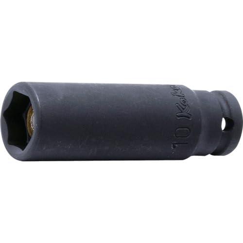コーケン 1/4(6.35mm)SQ. インパクト6角ディープソケット(スライドマグネット付) 12300G