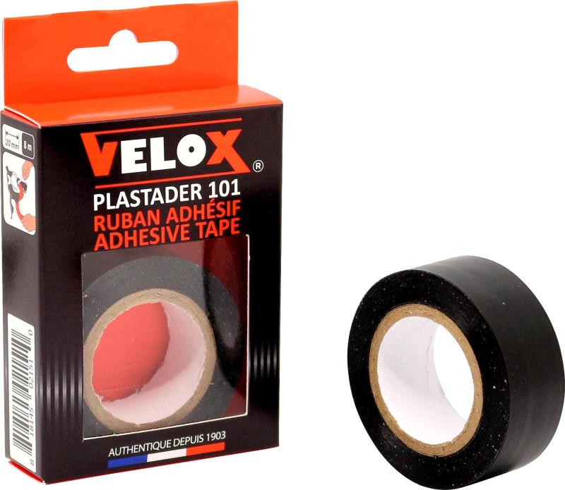 VELOX(ヴェロックス) フィニッシュテープ 自転車 PLASTADER 1ロール入 バーテープの巻き終わりに使用 ベタベタしない 8m×20mm ロード クロスバイク サイクリング ツーリング