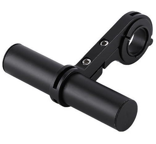 自転車ハンドルバー 延長ブラケット 20cm 拡張 ホルダー エクステンションマウント アクセサリー軽量【耐久力アルミ合金製】:ハンドル延長ブラケットーはアルミニウム合金素材でできており、非常に軽量（合計140g）です。クランプは優れた設計...