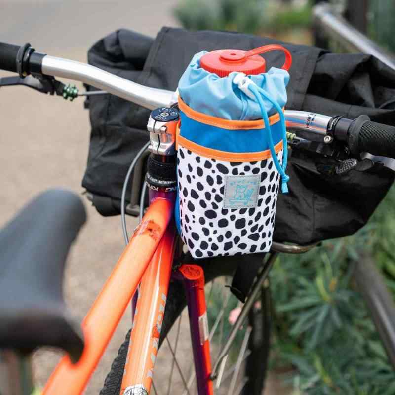 BLUE LUG ブルーラグ stem pouch x-pac ステムポーチ Xパック ドリンクホルダー 小物ポーチ 自転車 ツーリング サイクリング横9cm高さ16.5cm厚み9cm素材：ナイロンボトルは付属いたしません