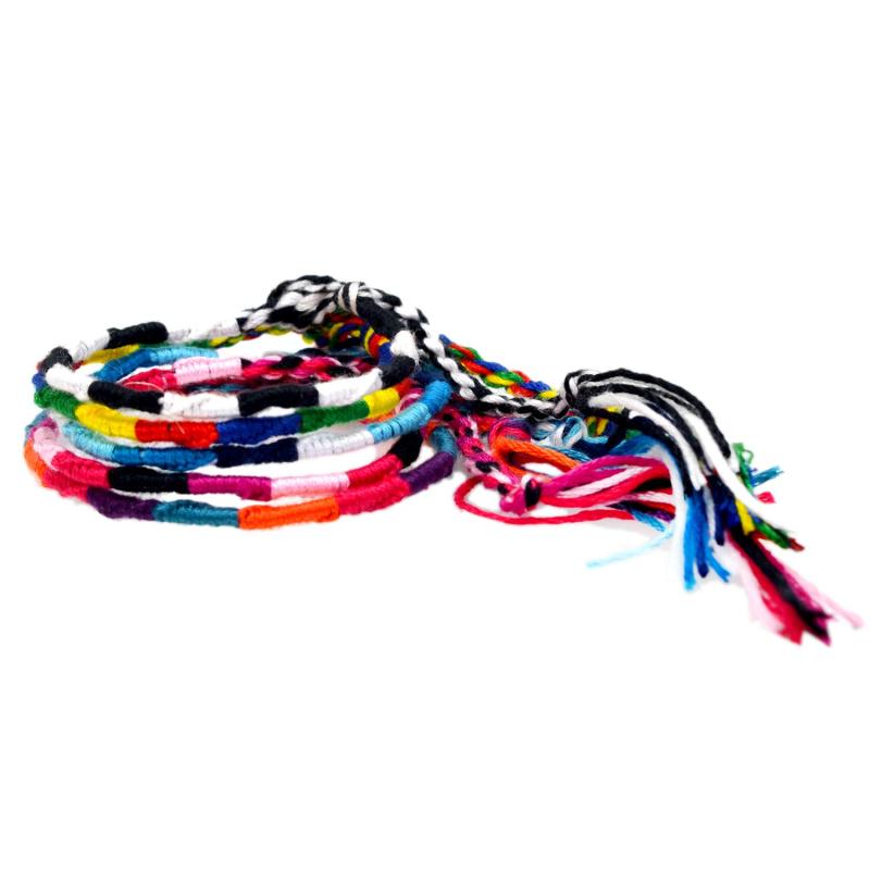 【HANDMADE BRACELET】5本 セット 細め 幸せ ハンドメイド ブレスレット ミサンガ メンズ レディース フレンドシップ フェス アウトドア ;AMMI-057サイズ : 全長約27-30mm前後 幅約2.5mm素材 : ...