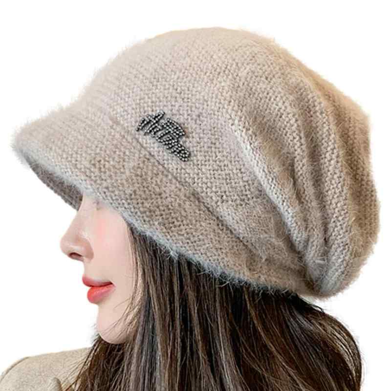 [FARFADET] ニット帽 キャスケット ニットキャップ つば付き モヘア 暖かい 防寒 保温 かわいい おしゃれ ふわふわ 帽子ほんのりラメの入った素材を使ったオシャレなニットキャスケット。ボリューム感もあり小顔効果抜群シンプルなデザ...