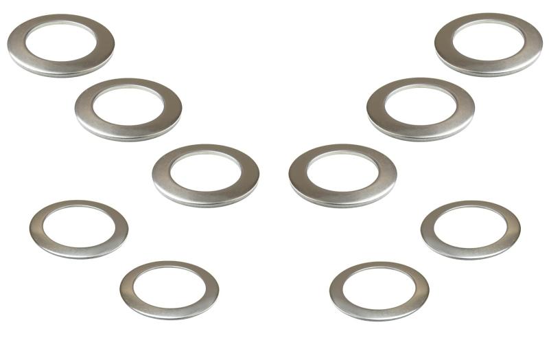 FregocS 自転車 ペダル スペーサー 微調整できる 10枚 セット 丈夫な ステンレス製 (0.5mm×φ20 1mm×φ22 9/16インチ) BIC-PeSp-10p自転車用の、ペダル(9/16インチ,14.29mm)とクランク間...