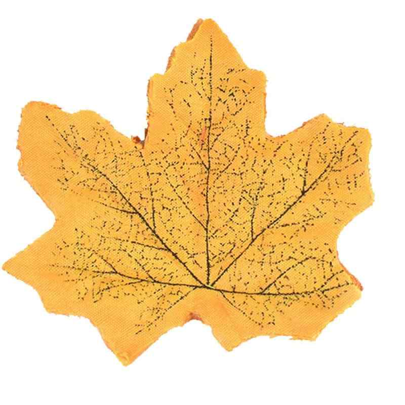 人工紅葉 紅葉の造花 カエデの葉 もみじ 装飾 用 造花 もみじ 季節 人工葉 ハロウィーン 飾り 結婚式 秋の装飾 DIY イベン 舞台 ハロウィン 8 x 8 cm
