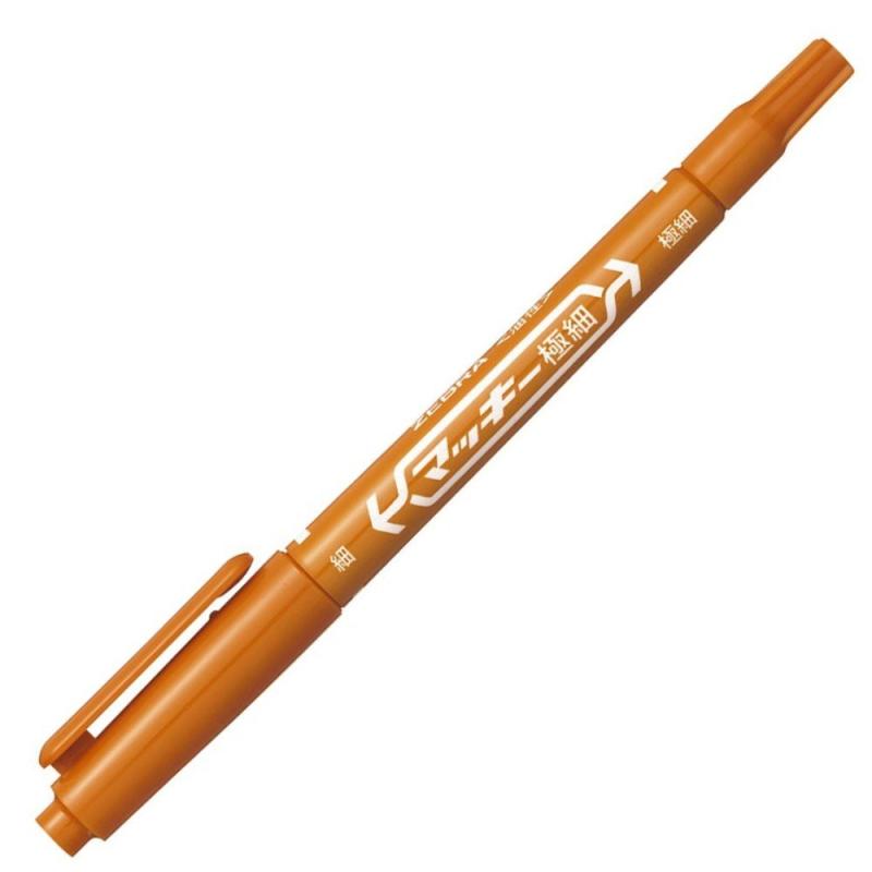 ゼブラ 油性ペン マッキー 極細 ブラウン 10本 B-MO-120-MC-E【特長】油性マーカーの定番／1本で細字、極細が書ける【ペン先】細字・極細両用【線幅】細字：1.0～1.3mm／極細：0.5mm【インク】油性染料インク／速乾性・耐...