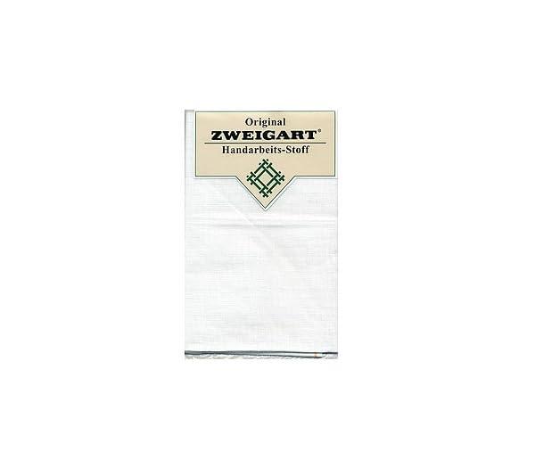 Original Zweigart Handarbeits-Stoff 刺しゅう布 『ZWEIGART (ツバイガルト) ベルファスト 白 3609-100』サイズ：45×45cm素材：リネン100%目数：12.6目/cm（32カウント）