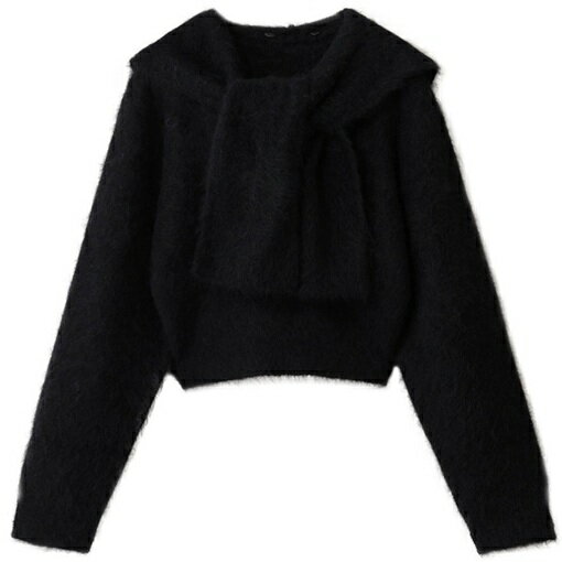 PRANK PROJECTの25AW Alpaca Blend 2-Way Hoodie(31252365612)です。●Style 着脱可能なフードマフラー付きのニットプルオーバー。 マフラー部分をフロントで結んでも◎ マフラーを取り外す...
