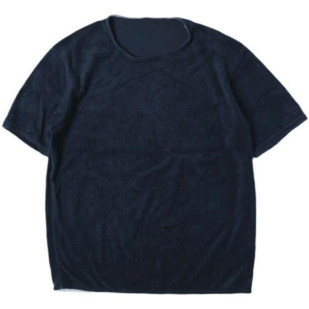 Violet Buffalo Wallowsの 日本製 パイルTシャツ(086-36509)です。ドレステリアのオリジナルブランドの「Violet Buffalo Wallows」。 こちらは肌触りの心地良いタオル地で仕上げたパイルTシャツ...