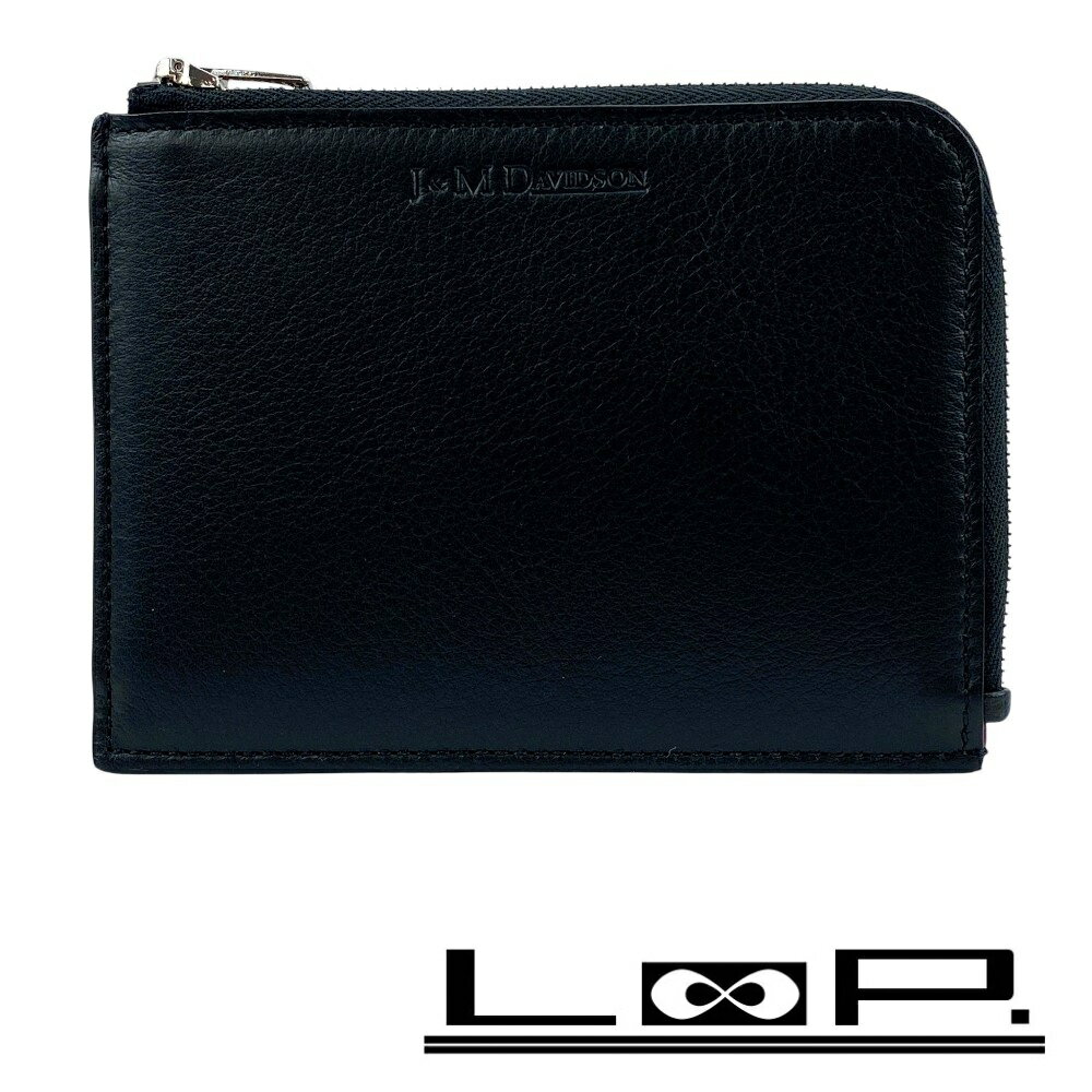 ■商品紹介■ 【ブランド】J&Mデヴィッドソン 【型番】- 【素材】レザー 【カラー】ブラック 【サイズ】約横11.5×縦9.3×幅0.5cm 【付属品】箱 【ランク】N　 【コメント】保管のみの未使用商品になります♪保管での保管スレレベル...
