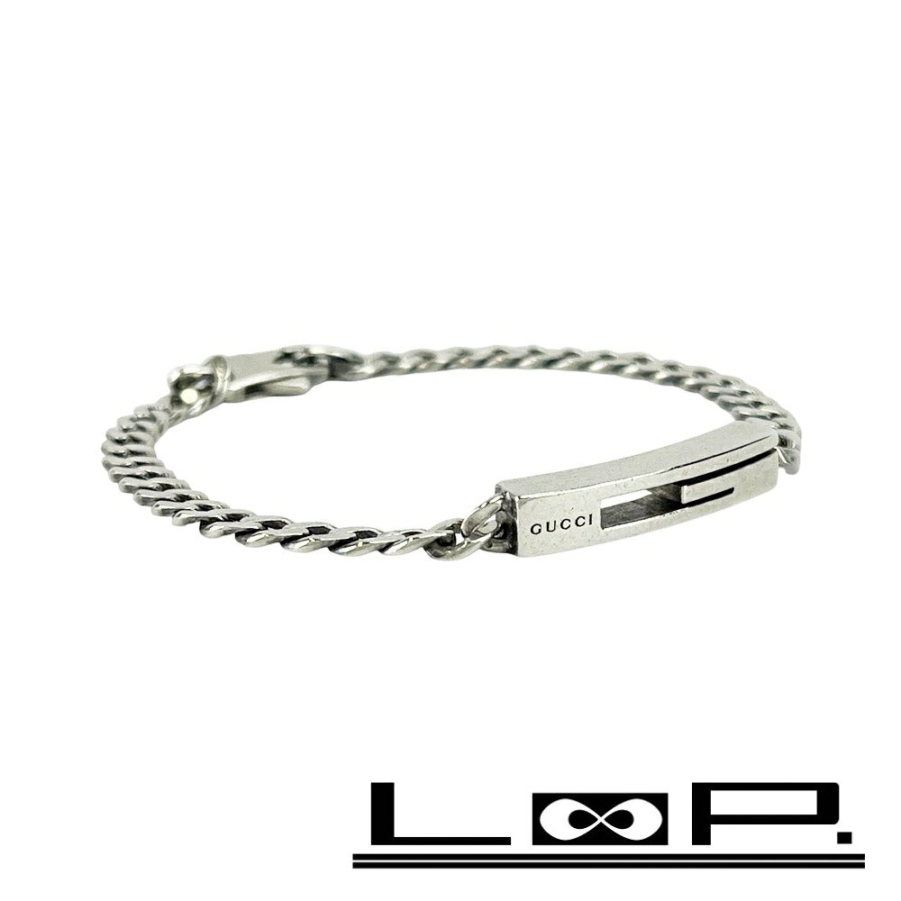 ■商品紹介■ 【ブランド名】グッチ 【型番】- 【素材】SV925 【カラー】シルバー 【サイズ】#17/内周約17cm/幅約0.5cm 【付属品】なし　 【ランク】A　 【コメント】SV商品ですのでシルバー特有のクスミ等ございます。多少の...