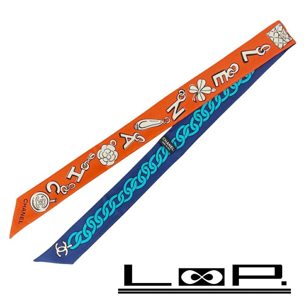 ■商品紹介■ 【ブランド】シャネル 【型番】- 【素材】シルク 【カラー】レッド/ブルー 【サイズ】 約全長120×幅5cm 【付属品】箱/カメリア/リボン/冊子 【ランク】 【コメント】 保管のみの未使用商品になります♪保管での保管スレレ...